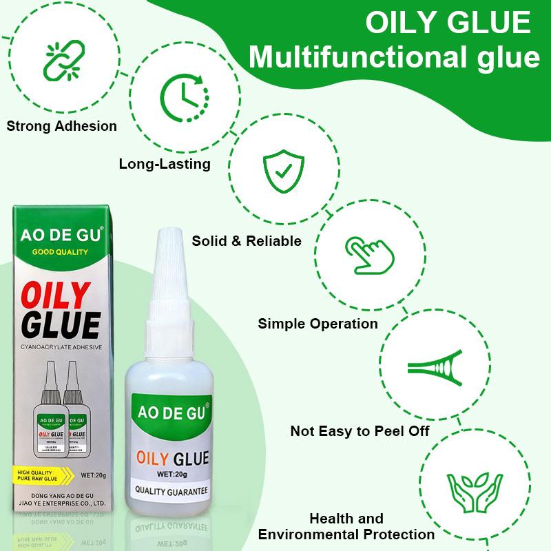 8-pack AO DE GU Strong Plastic Glue, high-strength oil-based super glue ...