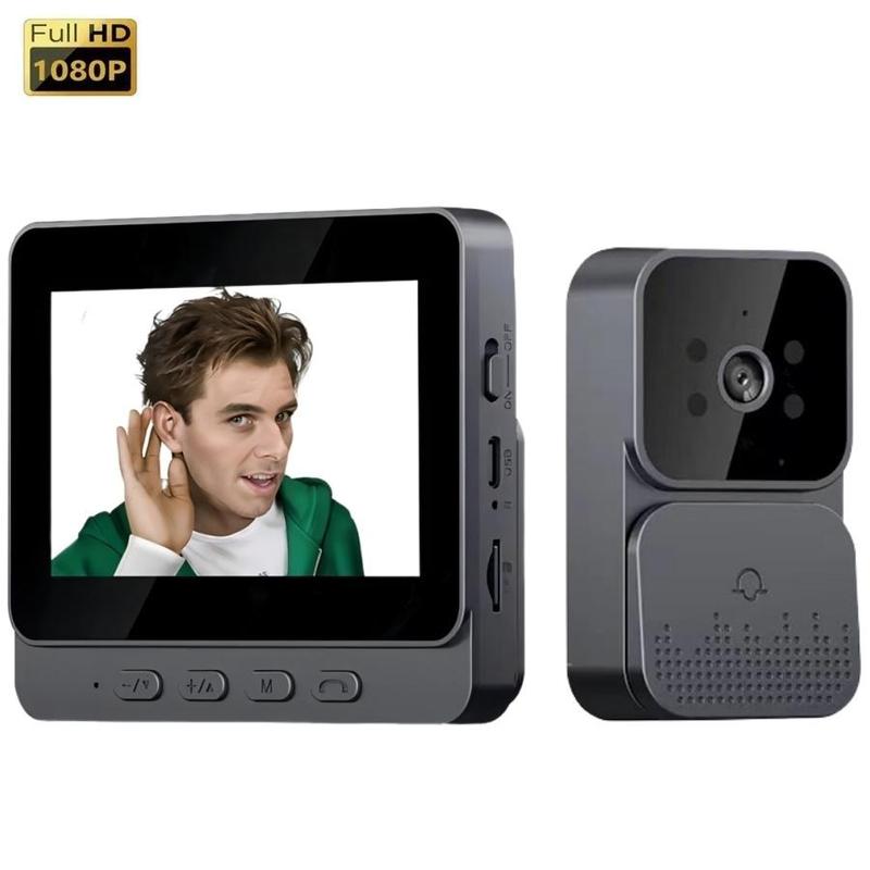 2.4G Wireless Video Doorbell, 4.3 Inch Screen Monitor Doorbell - TikTok ...