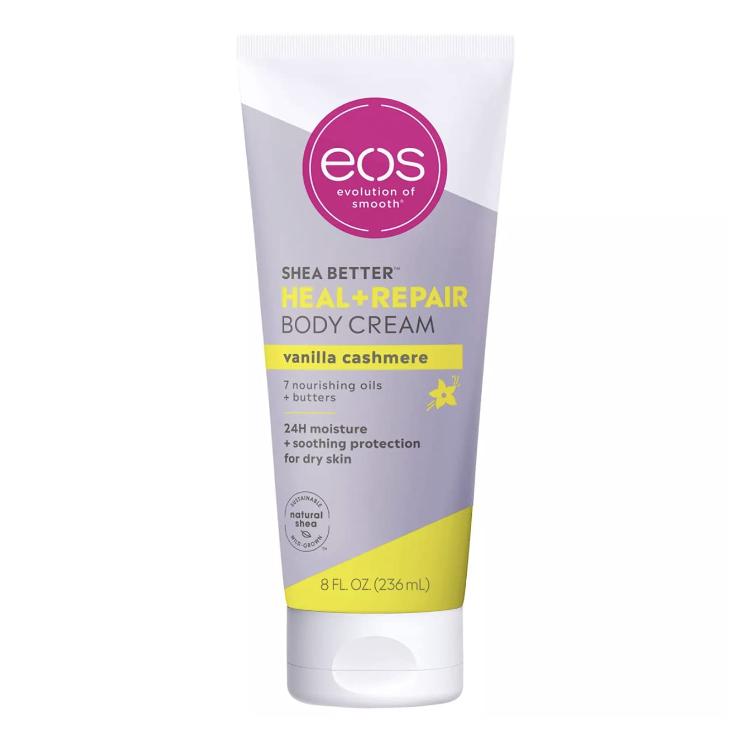 eos Vanilla Cashmere Body Cream (Pack of 1) | Natural Body Lotion and ...