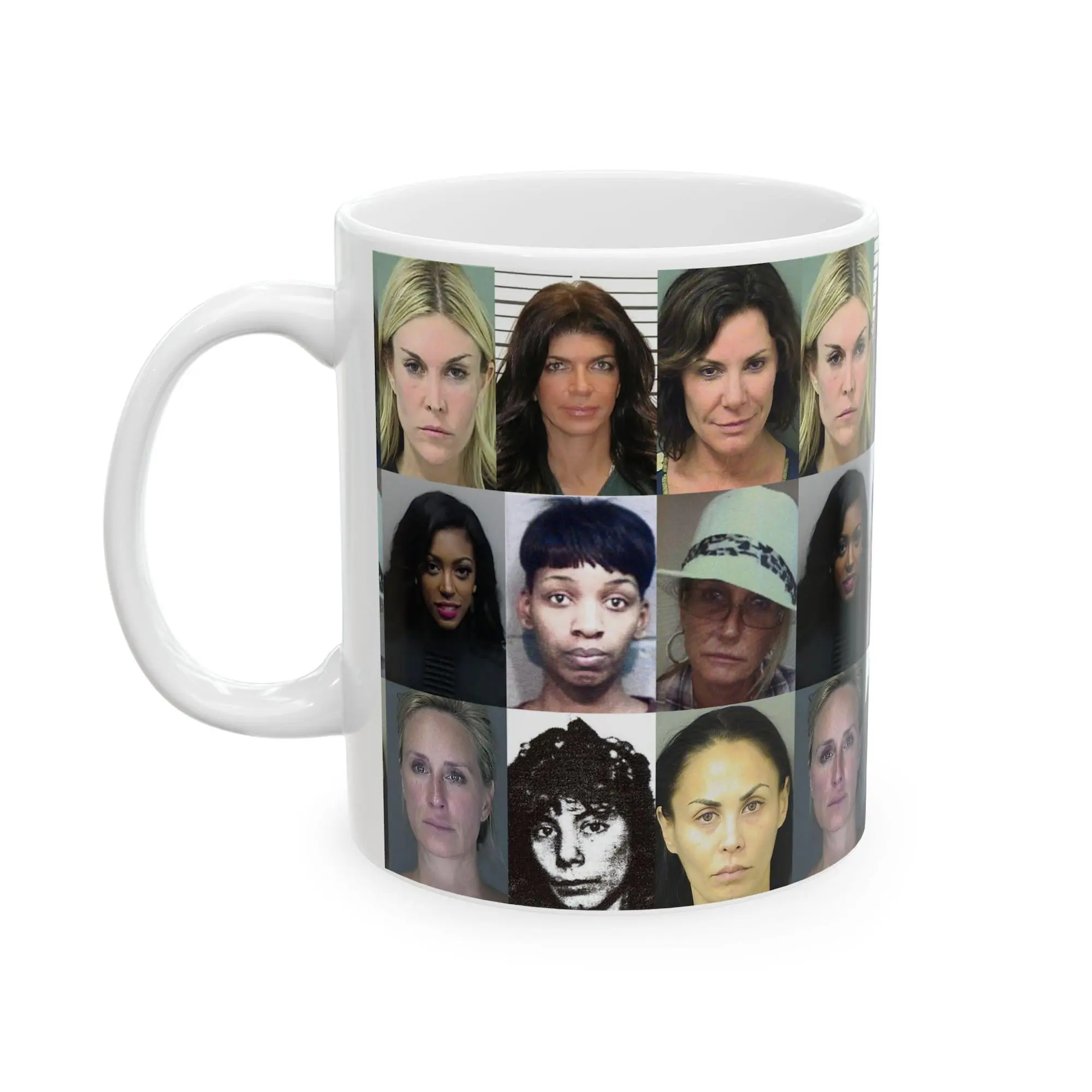 Real Housewives Mugshot Ceramic Coffee Mug Funny Fan Gift, Christmas ...