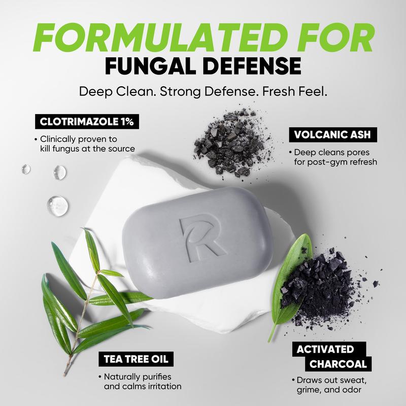 RoyceDerm Antifungal Soap for Active Skin - 200g Medicated Bar with Tea ...