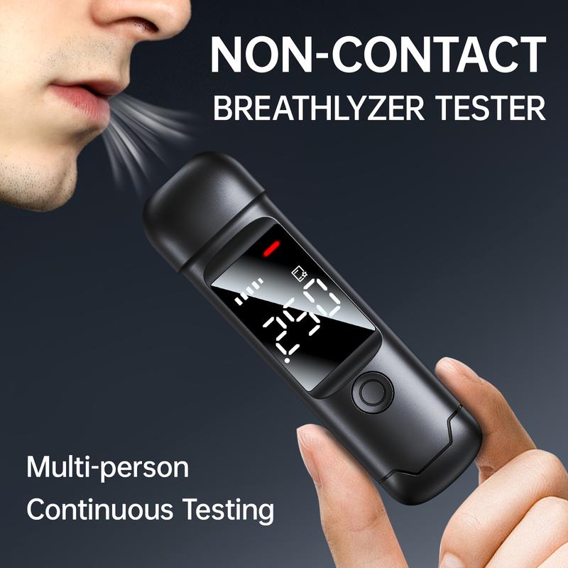 Compact Portable Breathalyzer - USB Powered Personal Alcohol Tester ...