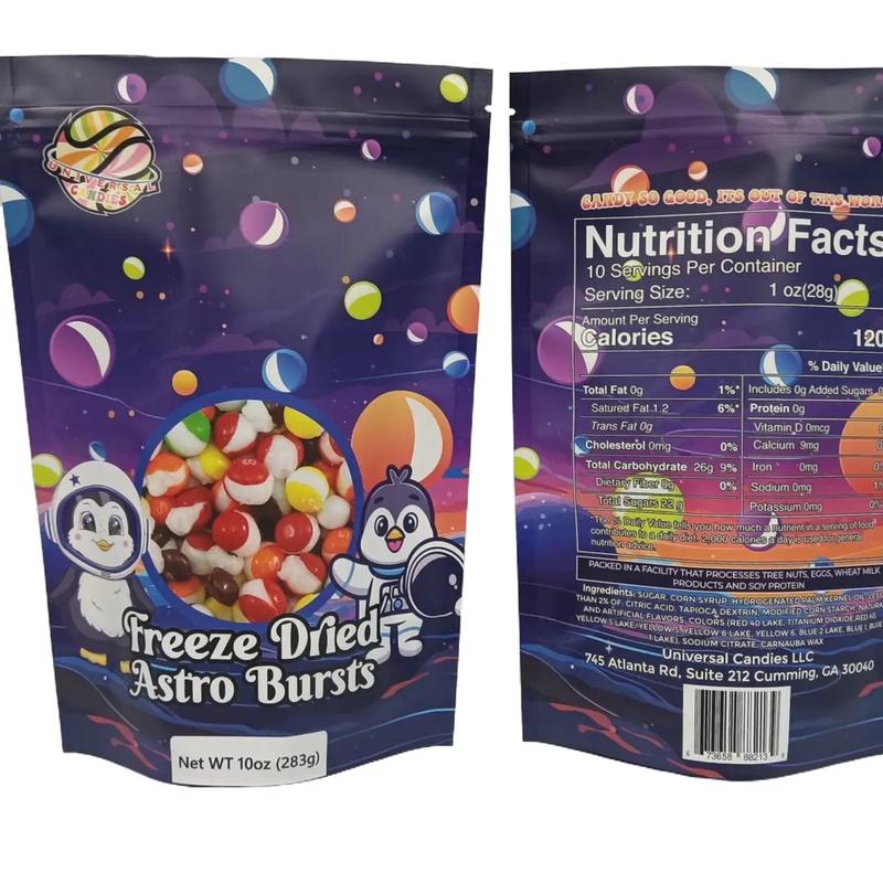 Universal Candies - 10oz Astro Bursts - Freeze Dried Candy Skittles ...
