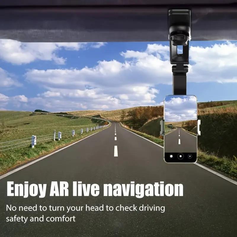 New 1080° Multi-function Sun Visor Universal 360 Degree Rotating Phone ...