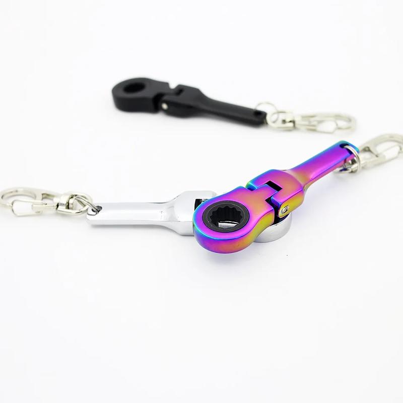 10mm Ratchet Wrench Mini Shaped JDM Metal Racing Keychain Key Chain ...