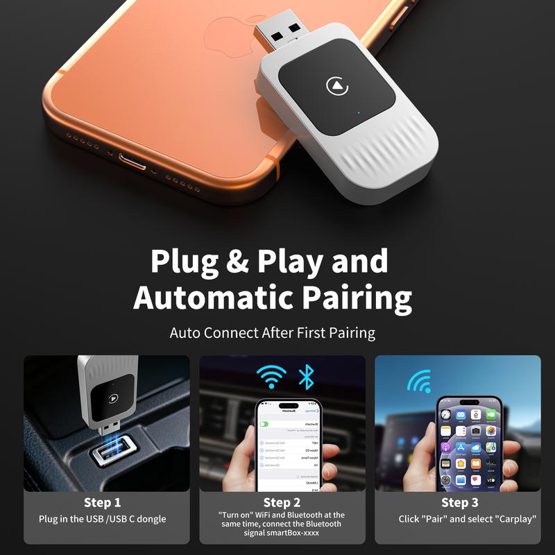 【TikTokShopBlackFriday】 New CarPlay 2026 Wireless Adapter for iPhone ...
