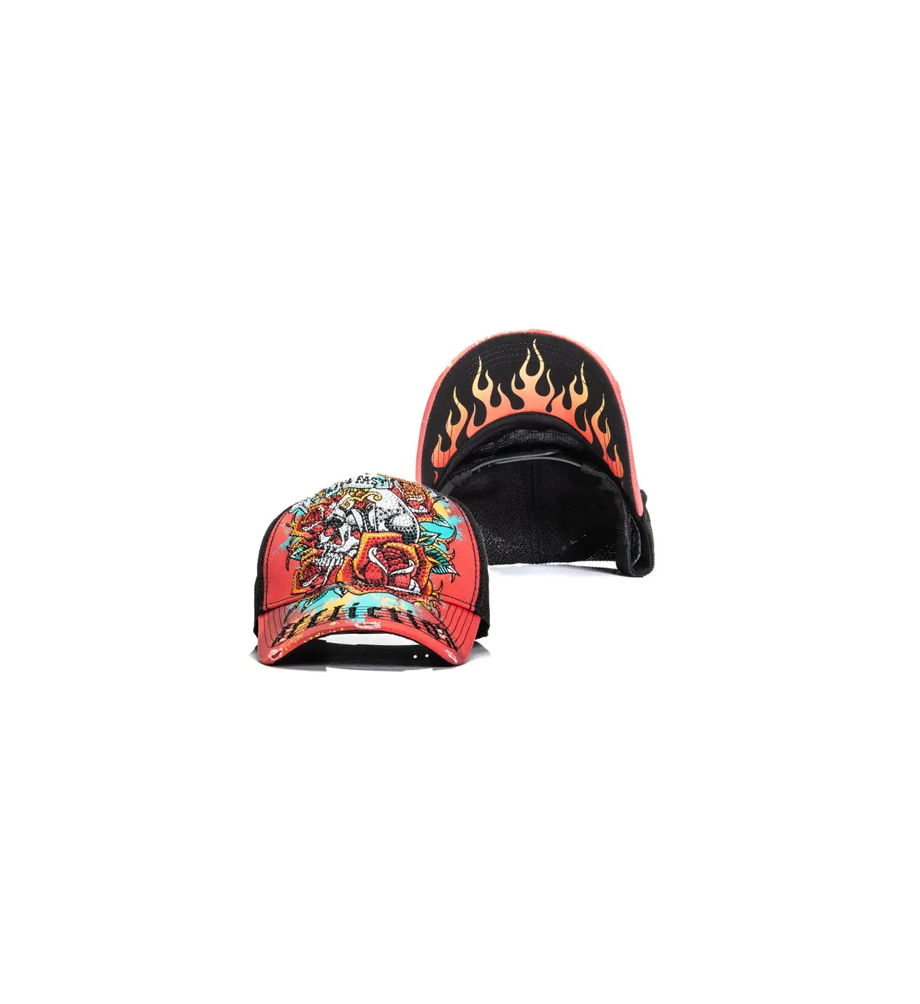 Affliction Tragic Attack Men's Black Trucker Hat - TikTok Shop