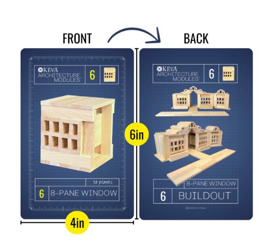 KEVA Planks Architecture Module Card Deck – Build Complex Structures ...