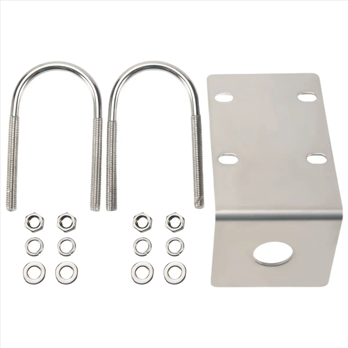 Stainless Steel Antenna Mount Bracket with U Style Bolts for Ham UHF ...