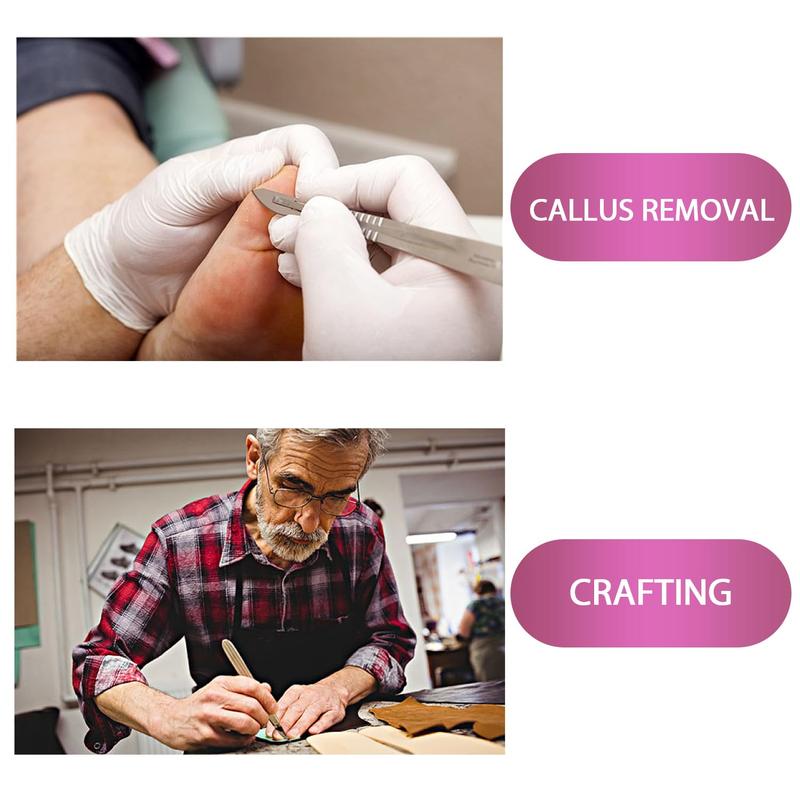 Surgical Scalpel Dermaplaning Tools #10 Dermaplane Blades with Handle ...