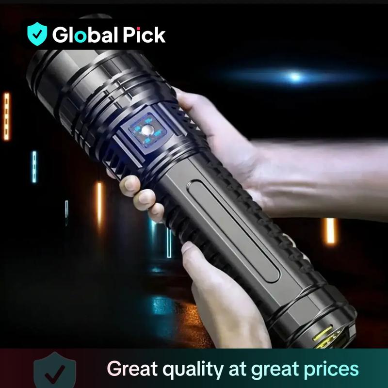 USB Rechargeable Flashlight, LED High Powered Flashlight, 5 Modes ...