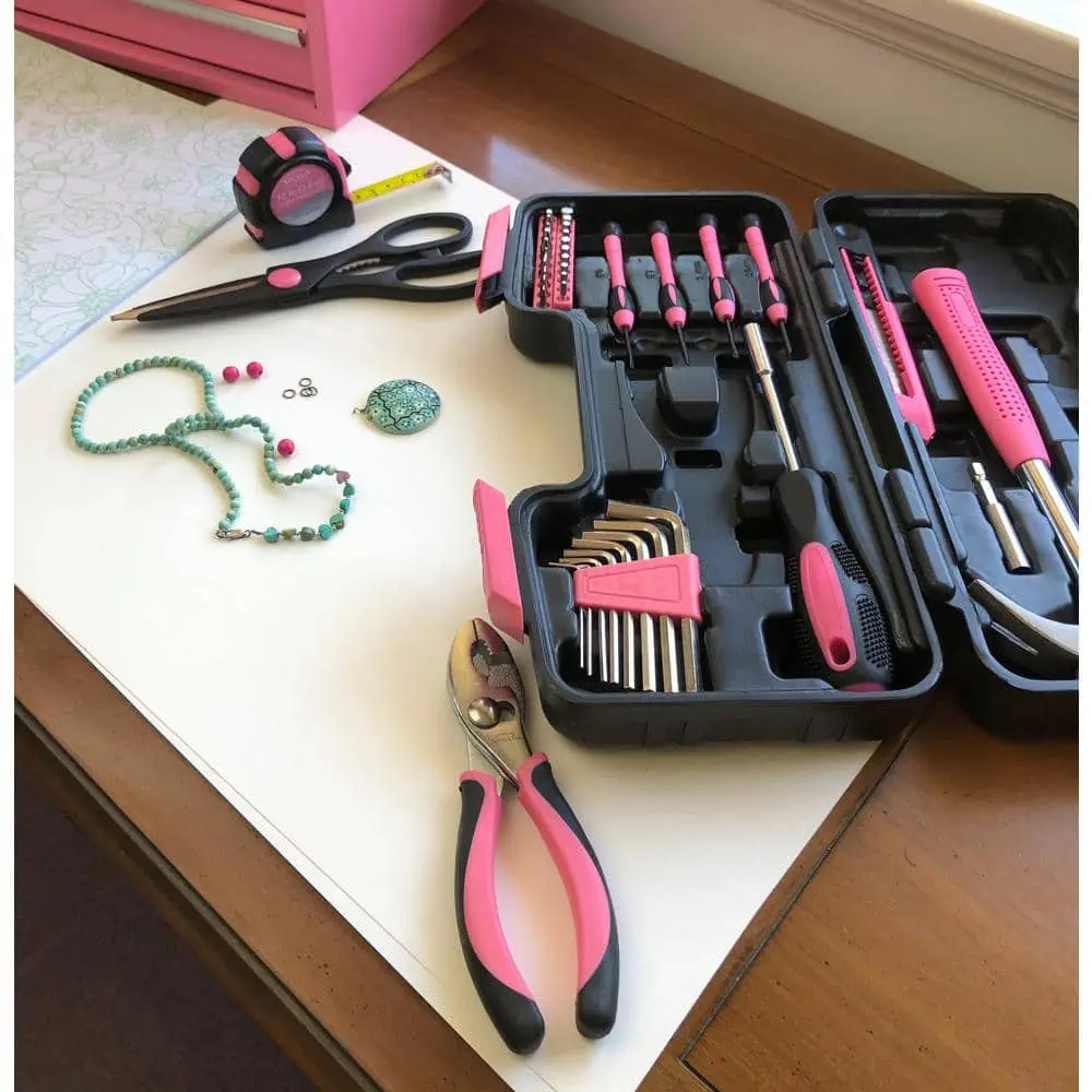 General Tool Set in Pink (39-Piece) - TikTok Shop