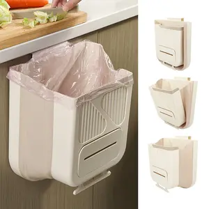 Foldable Kitchen Narrow Trash Can – Hanging Garbage Organizer, 1 Count ...