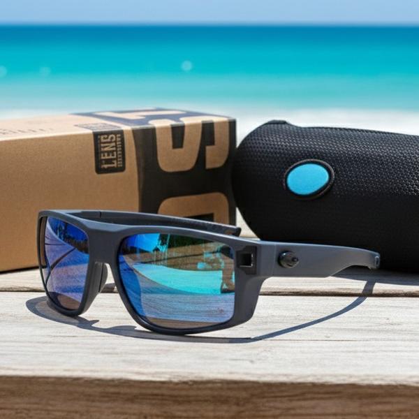 Costaego Diego Polarized Frames 580P Blue Mirror Lenses for Men with ...