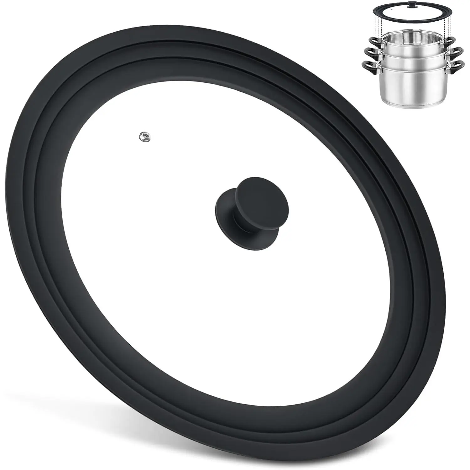 Extra Large Universal Pot Lid Suitable for 13inch , 14inch , 15inch ...