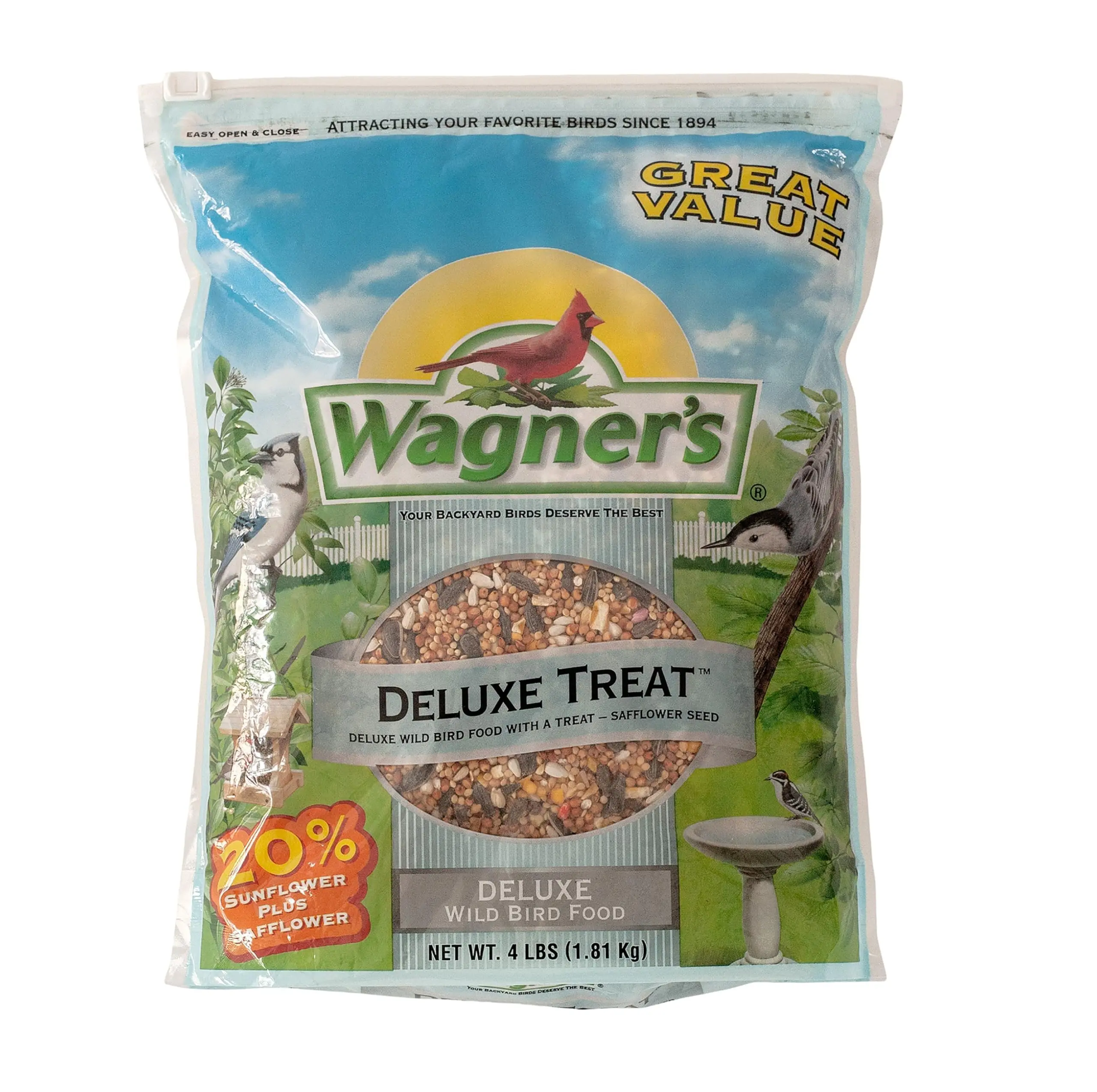 Classic Blend Wild Bird Food, 6-Pound Bag, Wild Bird Food, Classic Bird ...