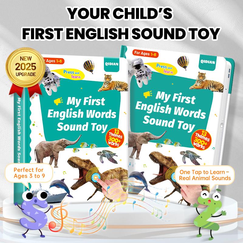 My First English Words Sound Book – 2025 Upgraded | 1–6 Year - TikTok Shop