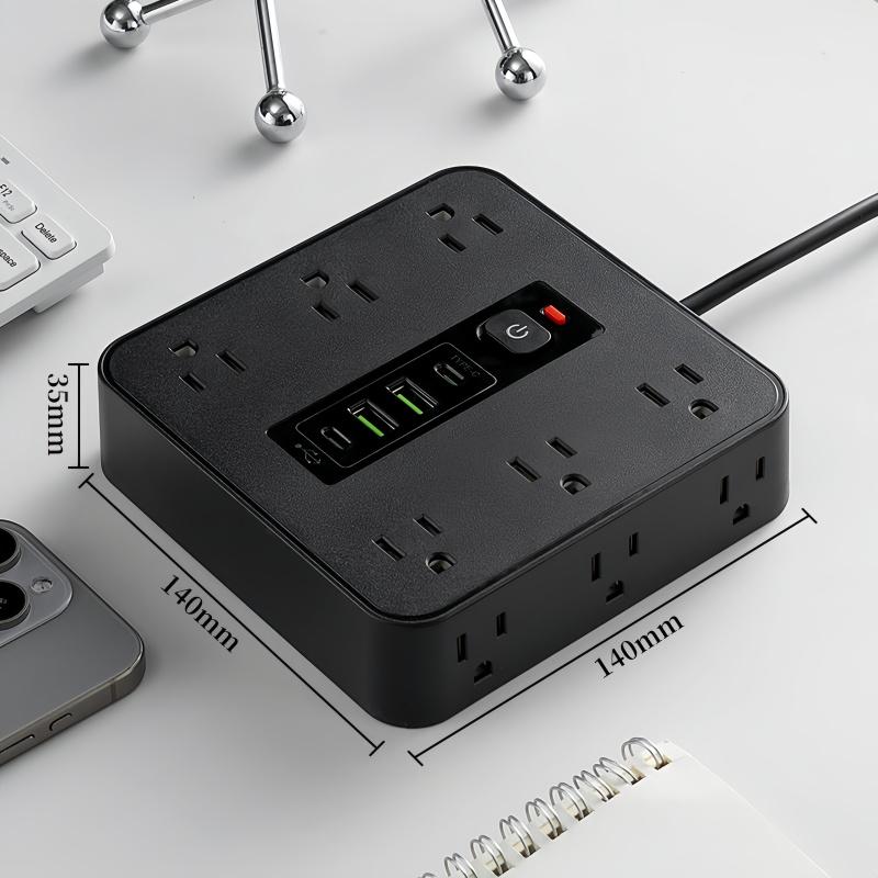 16-in-1 Power Strip with Switch & Surge Protection, Multifunctional ...
