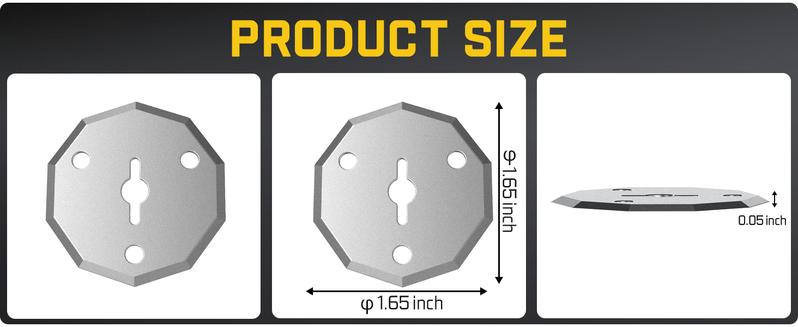 Fanttik 3PCS Replacement Rotary Blades for Fanttik C8 Nano Electric ...