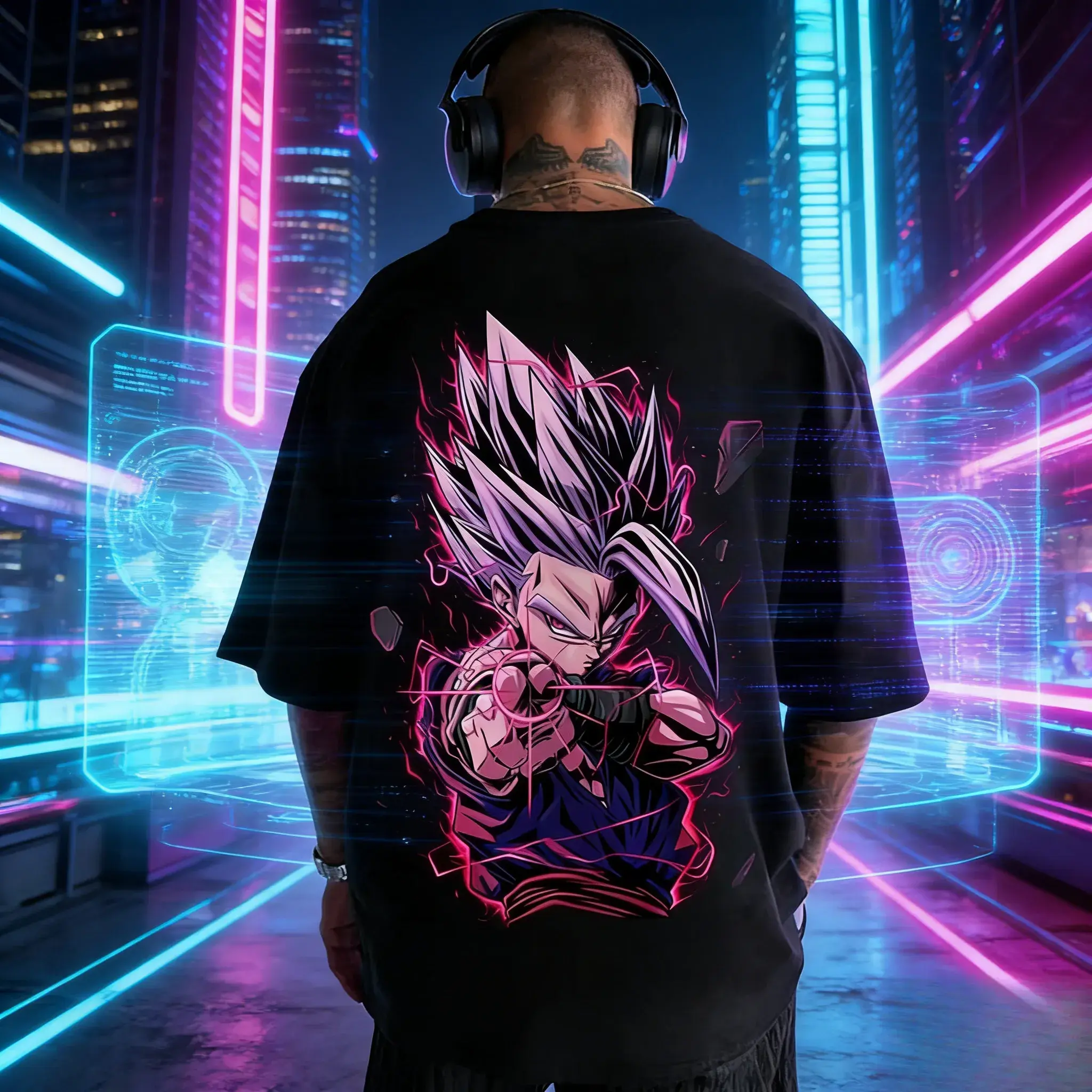 Dragon Ball DBZ Gohan Graphic Tank Top – Retro 80s 90s Anime Streetwear ...