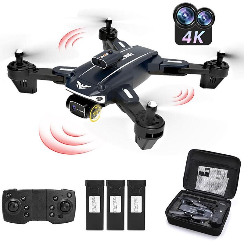 D89 RC Drone with HD Dual Camera Foldable FPV WiFi Quadcopter + 3 ...