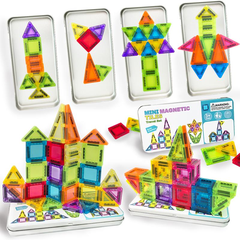 Mini, 24PCS/40PCS Building Blocks, Creative Magnetic Blocks with Iron ...