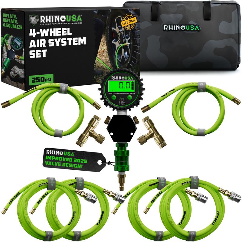 Rhino USA 4 Tire Inflation/Deflation System - Fits up to 155" Wheelbase ...