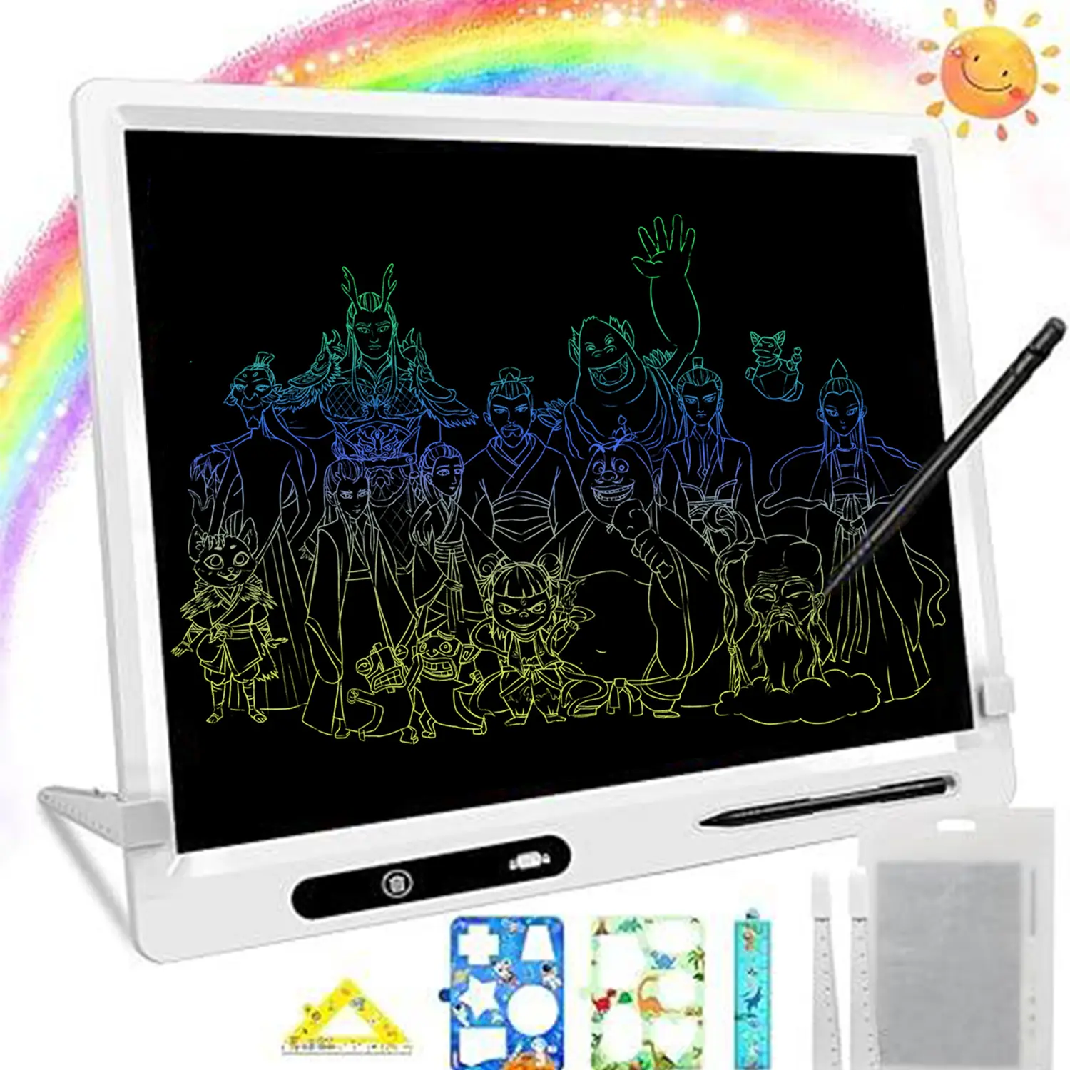 Large 22” LCD Writing Pad – Perfect for Kids’ Interactive Learning and ...