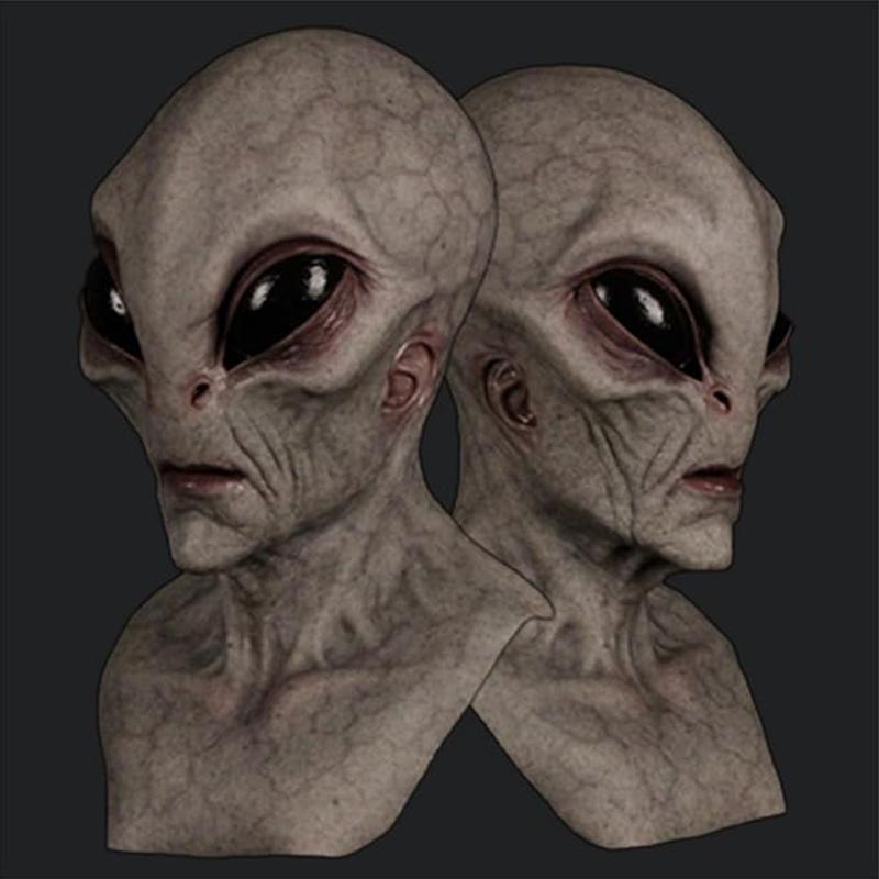 Horrible Alien Mask Horror Alien Supersoft Mask Creepy Halloween Party ...