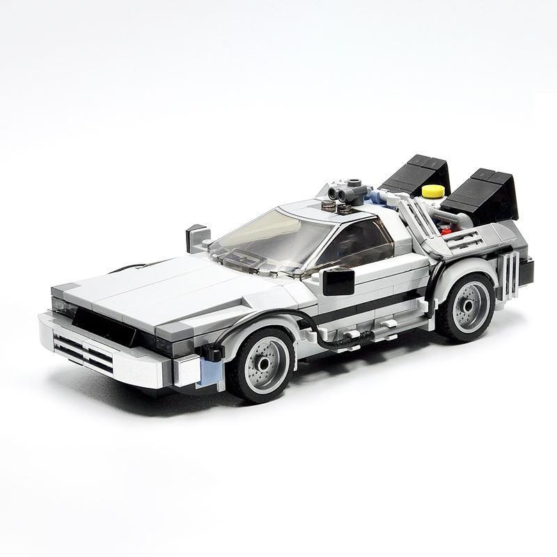 408PCS Hot Deloreaned Back To The Future Racing Car Time Machine Model ...