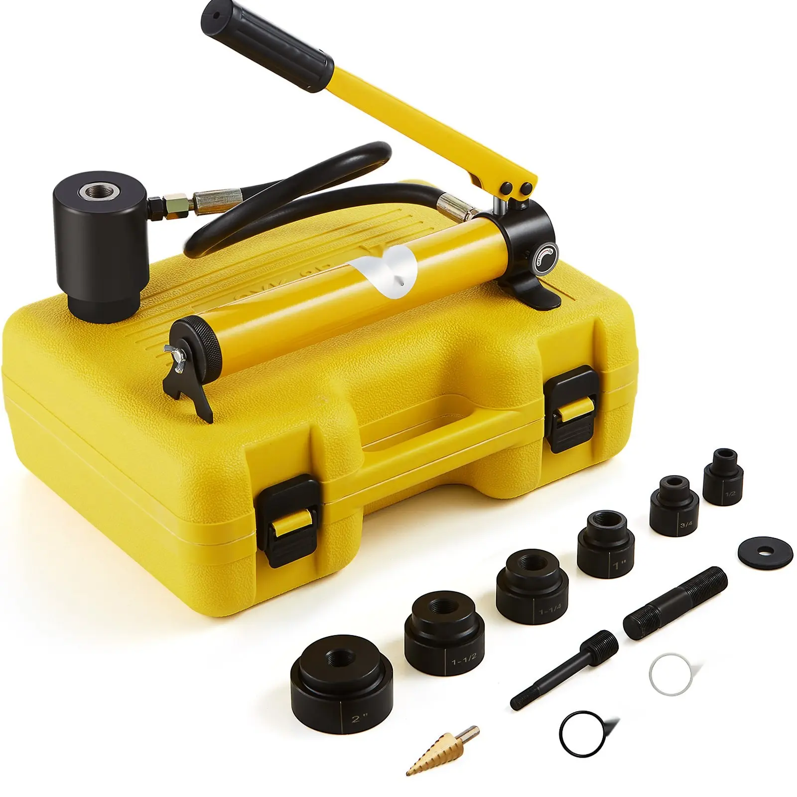 Hydraulic Knockout Punch Kit, 10 Ton, Conduit Hole Cutter Set 1/2 Inch ...