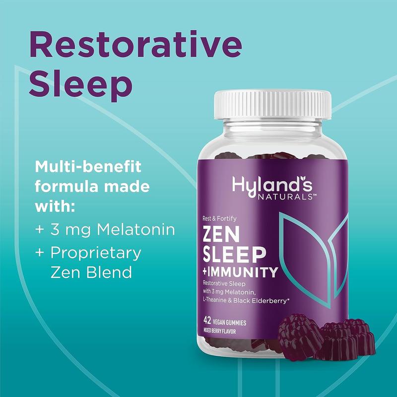 Hyland's Zen Sleep + Immunity Gummies - 3mg Melatonin - 42ct