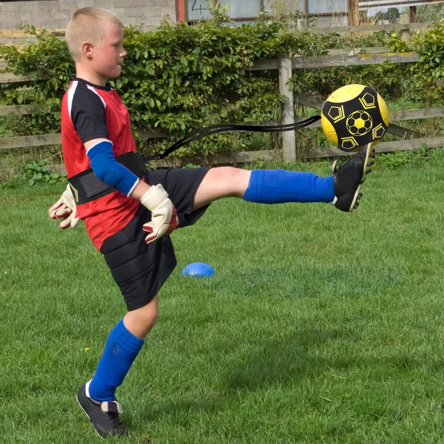 Solo Soccer Kick Trainer, Kick Hands Free Solo Soccer Trainer for Adult ...