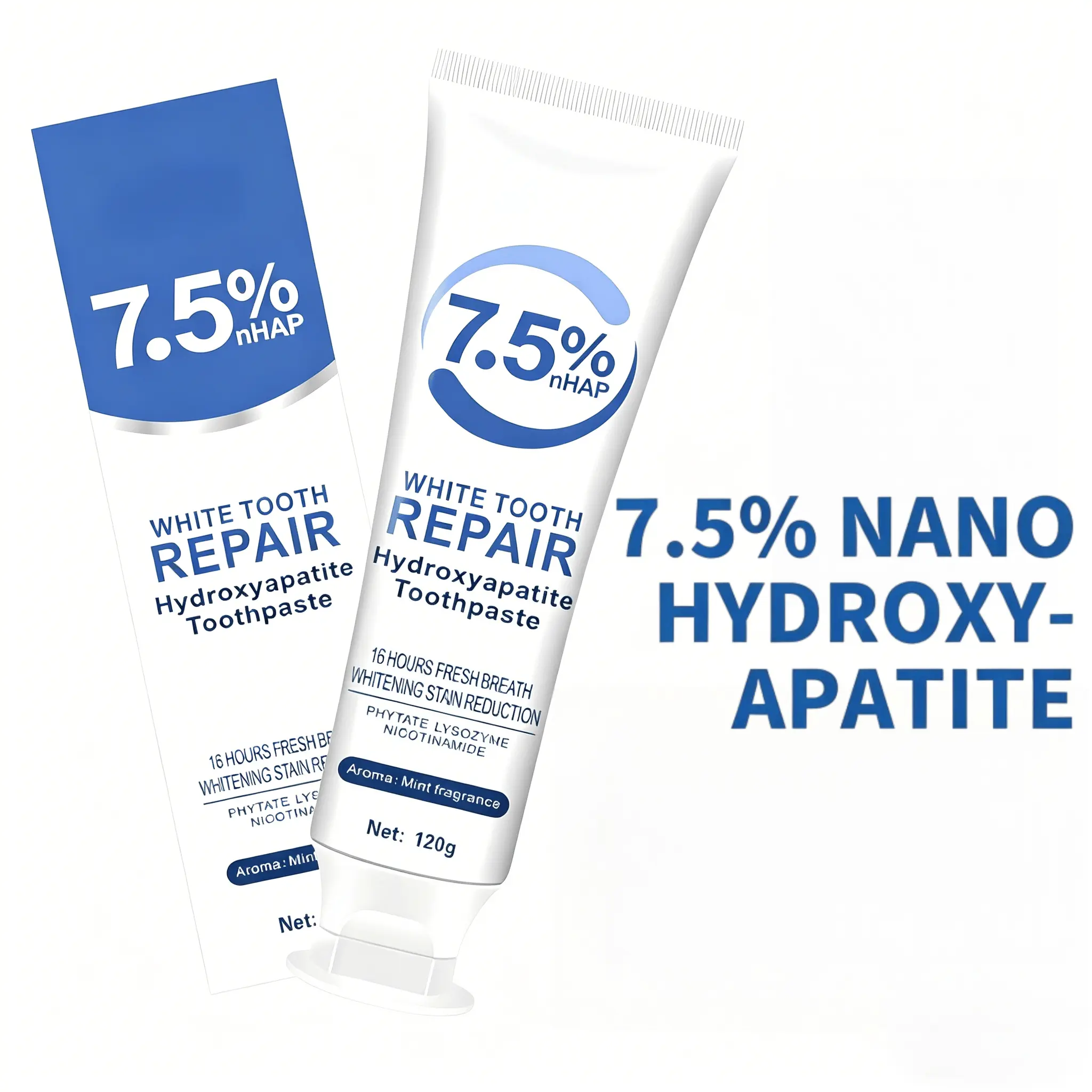7.5% Nano Hydroxyapatite Toothpaste | Enamel Repair, Sensitivity Relief ...