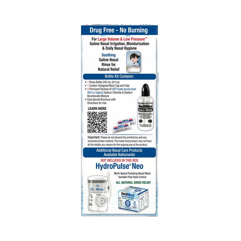 NeilMed Sinus Rinse Starter Kit with 5 Packets
