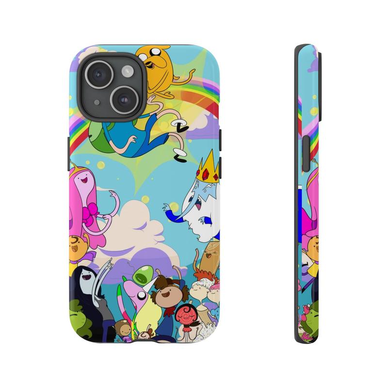 New style Adventure time Phone Case for iPhone - Aesthetic Protective ...