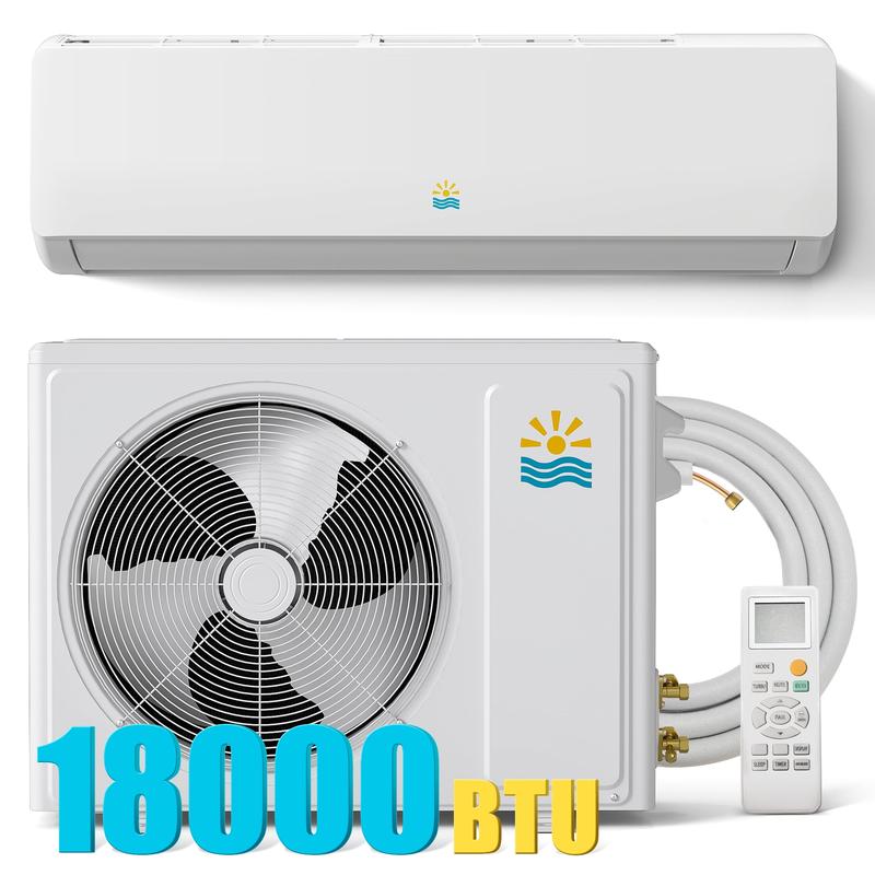 YOUHOX Mini Split Ac Heating System 18000BTU Air Conditioner Inverter ...