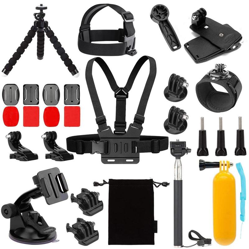 Sports Camera Accessories Kit, 1 Set Camera Accessories Compatible With ...