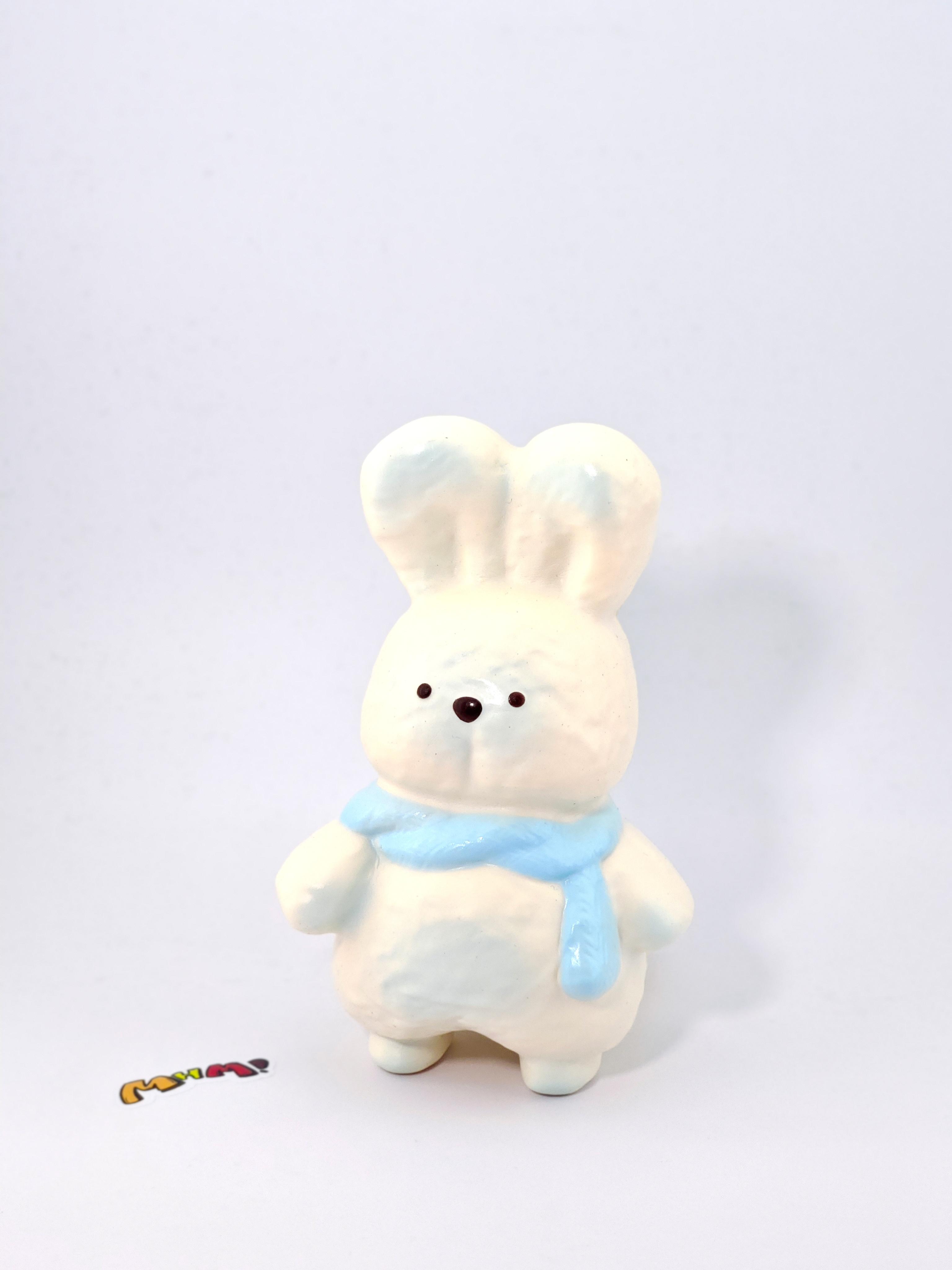 MHM Squishy Series scarf rabbit stress-relief toy, made from viscous ...