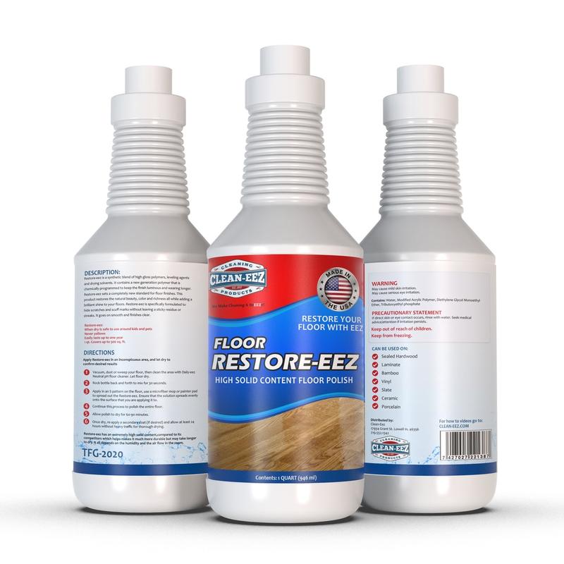 Clean-eez Floor Restorer & Polish w/applicator – Shine & Protect Wood ...