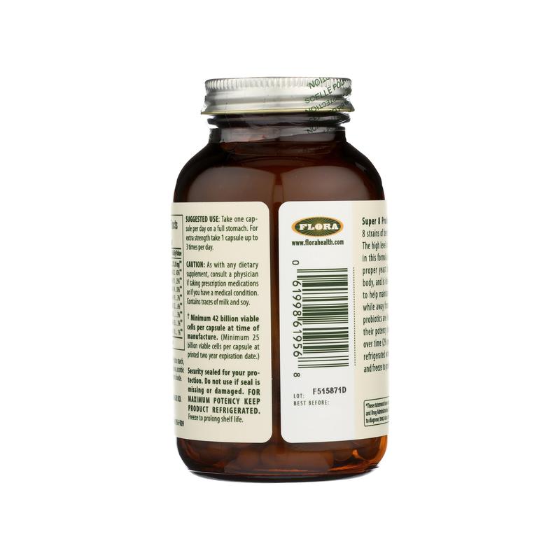 Flora Health Super 8 Hi Potency Probiotics - Healthy Yeast Balance ...