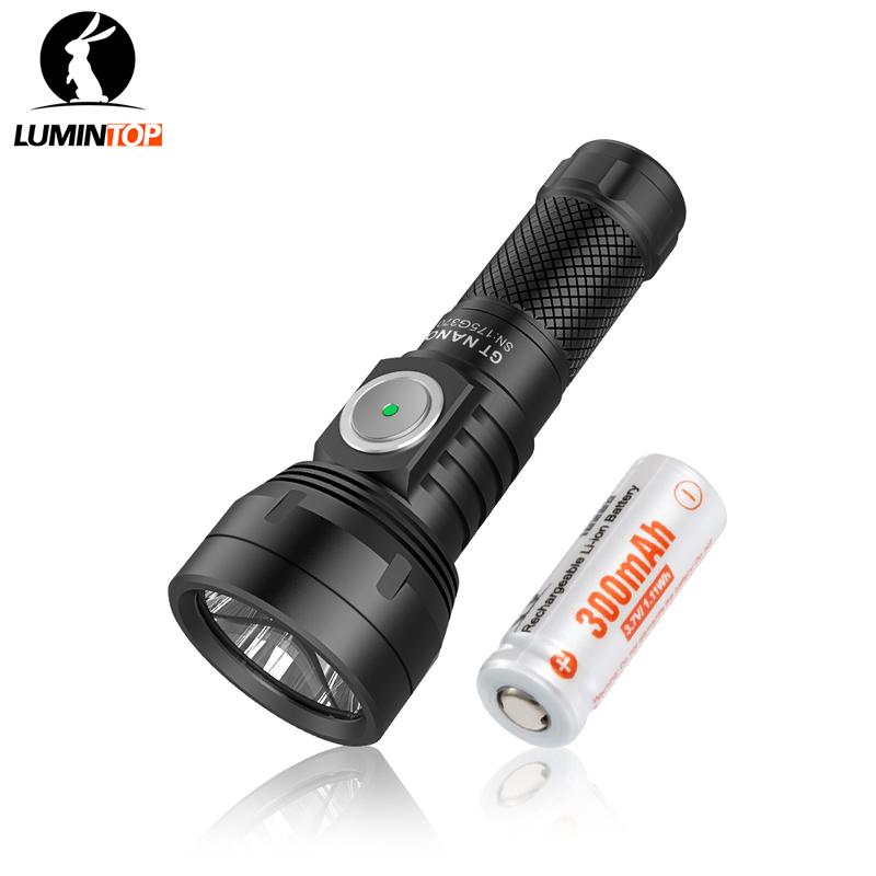 LUMINTOP GT Nano 3.0 Thumb-sized Super Bright Aluminum Flashlight, USB ...