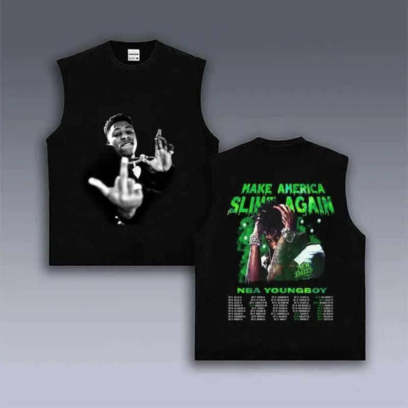 YoungBoy Tank Top, Rapper Graphic Shirt, Hip Hop Streetwear Clothing ...