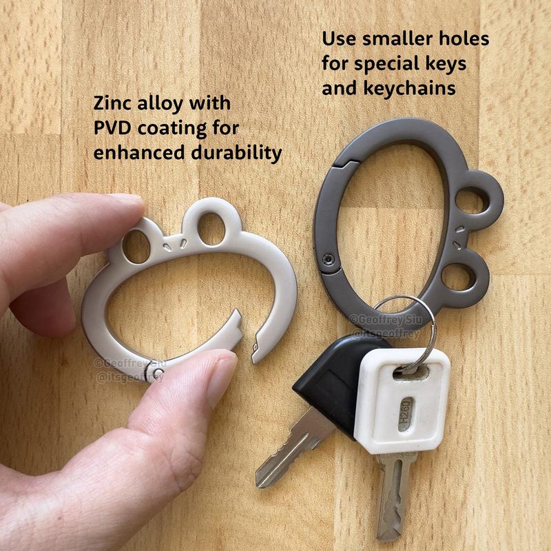 Cat Carabiners (2.25") Zinc Alloy PVD Coated Carabiners (Not for ...