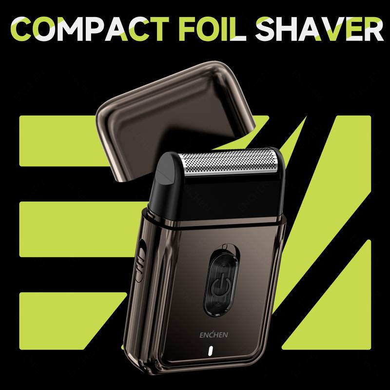 Enchen MS003 Electric Shaver Mini Portable Razor with Pop-Up Trimmer ...