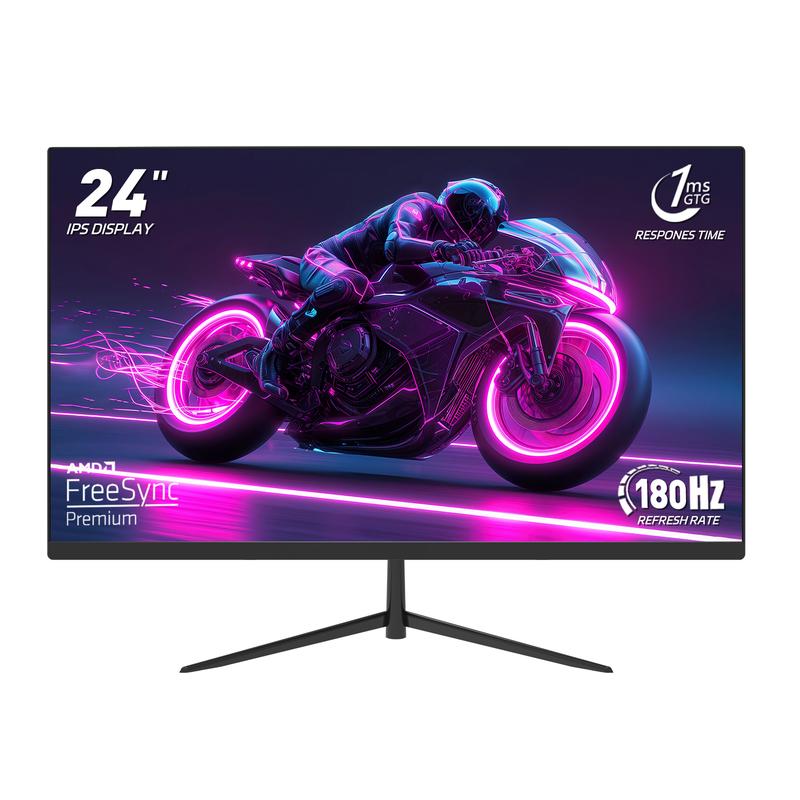 New 24-inch Gaming Monitor 180Hz Refresh Rate 1ms Response Time FHD IPS ...