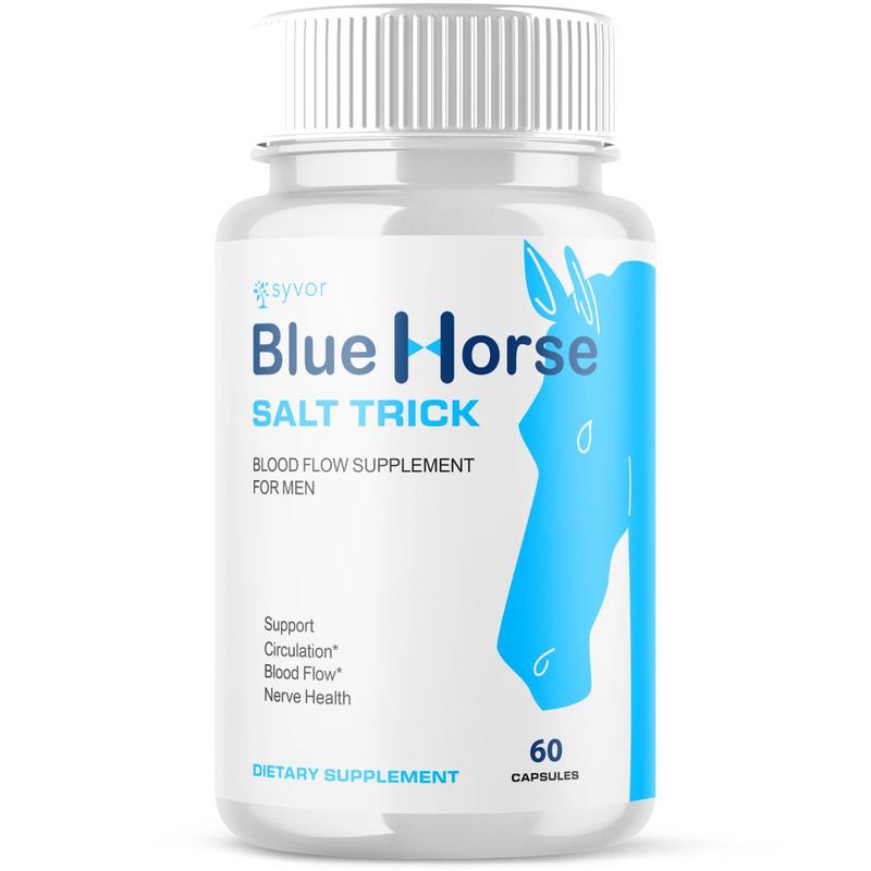 Blue Horse Salt Trick For Men Advanced Formula Supplement 60 Capsules ...