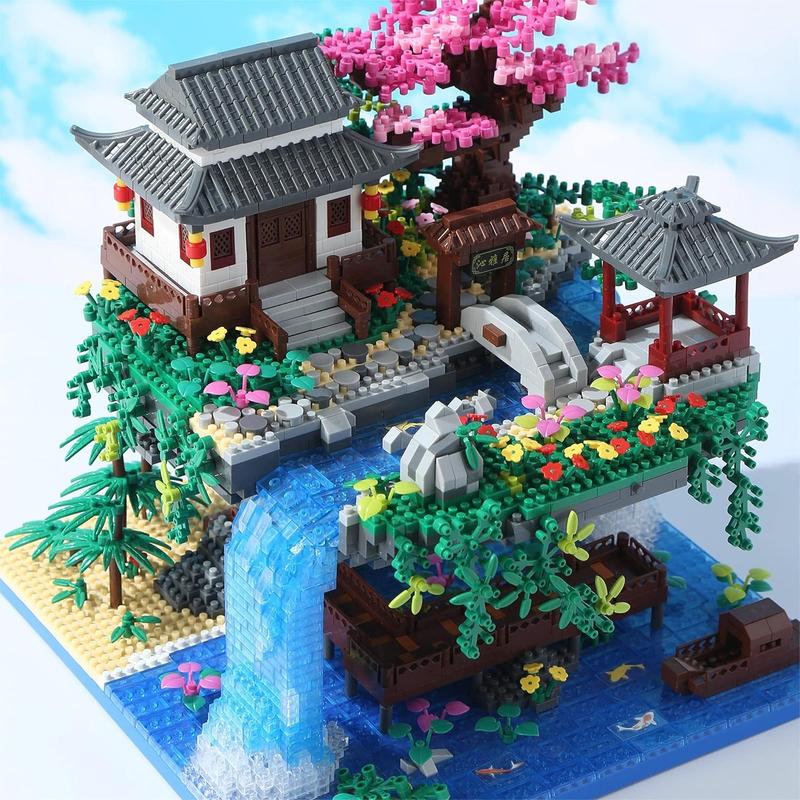Cherry Blossom Tree Building Set with Gift Box, Original Music Cherry ...