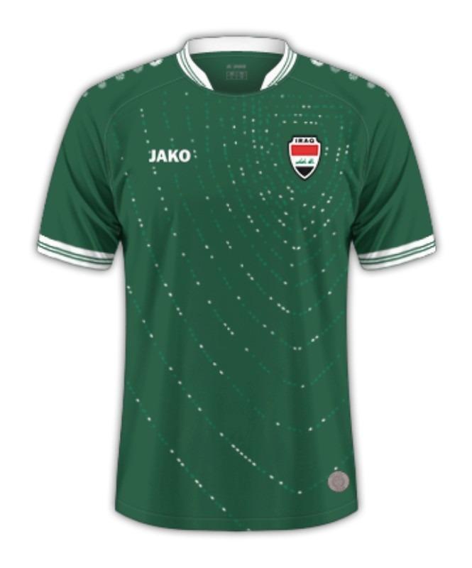 Iraq 2025 Away Kit - New Iraq National Team Green Jersey - TikTok Shop