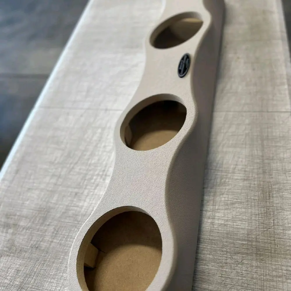 Universal 38” Sound Bar Pod 4x 6.5” Midrange - Wood and Fabric, Cut Out ...